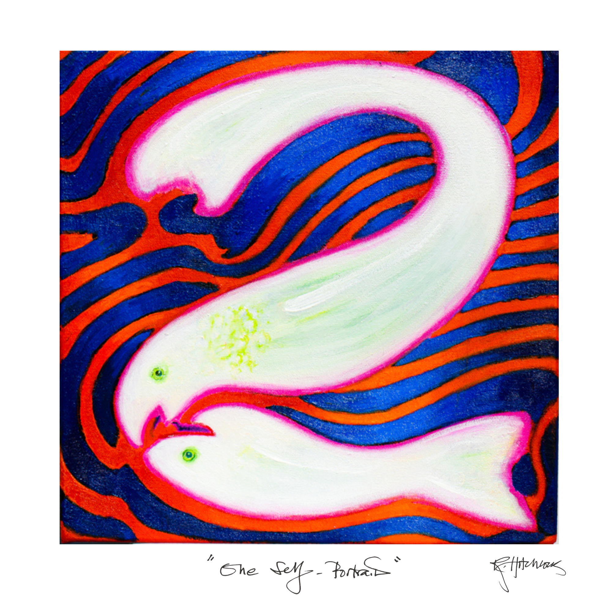 "One Self-Portrait" signed giclée art print – Tiny Ghost Records